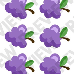 Printable Grape Banner, DIY Grape Garland, Instant Download, Grape Gift ...
