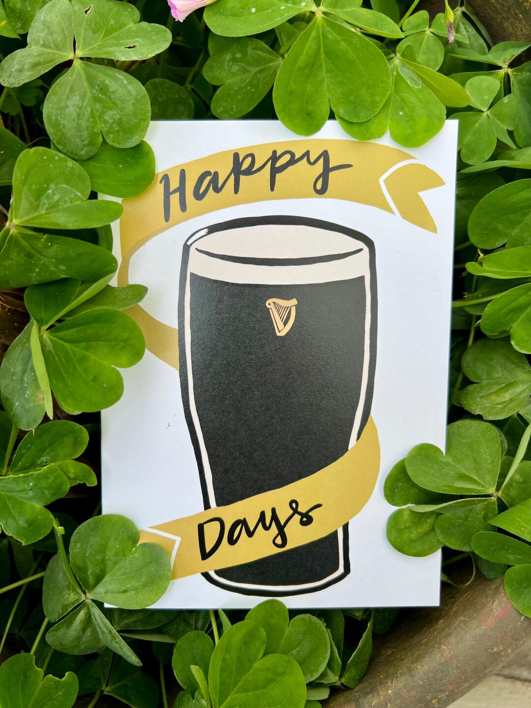 Guinness Beer Greeting Card: Irish St. Patrick's Day Card - Etsy