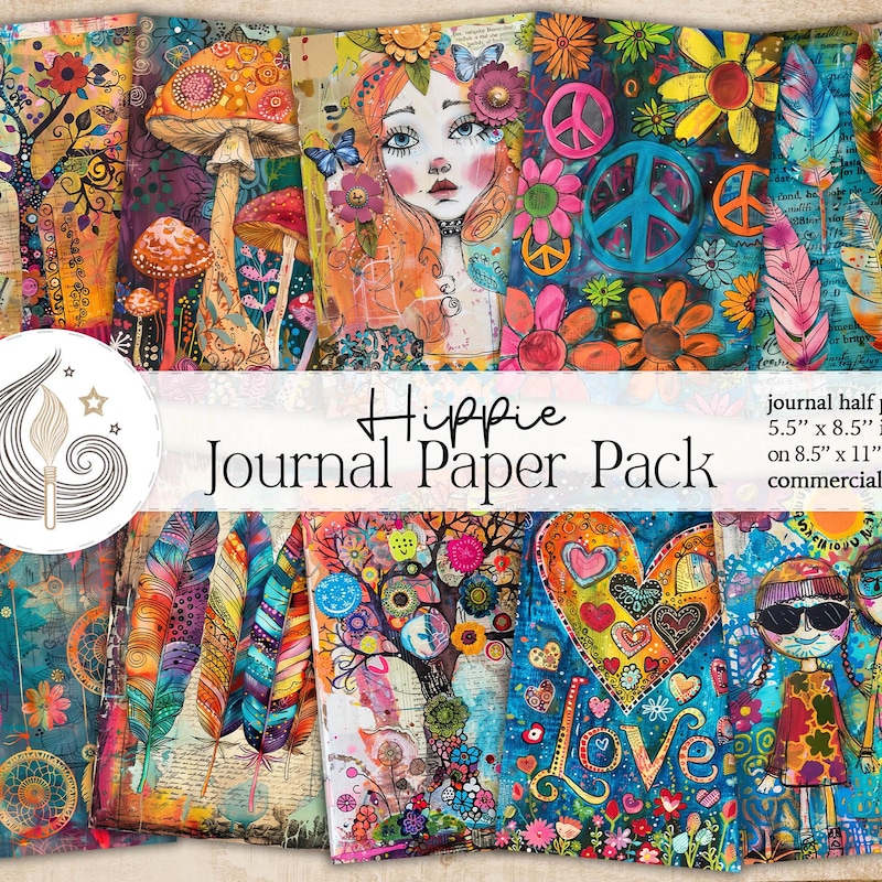 Mixed Paper Journal - Etsy