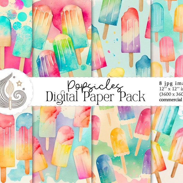 Popsicle Watercolor - Etsy