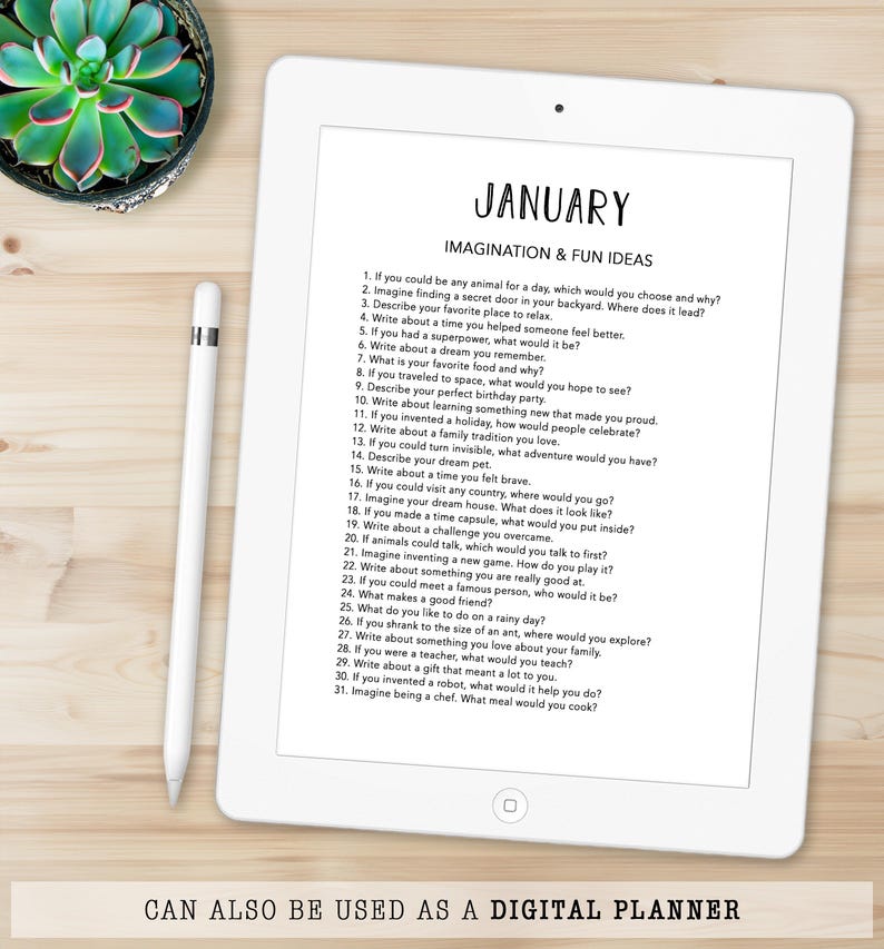 Creative Writing Journal for Kids, 365 Fun Daily Writing Ideas for ...