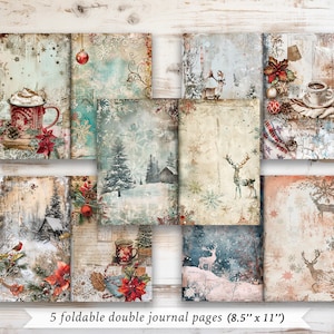 Winter Junk Journal Kit | Christmas Printable Pages | Ephemera ...