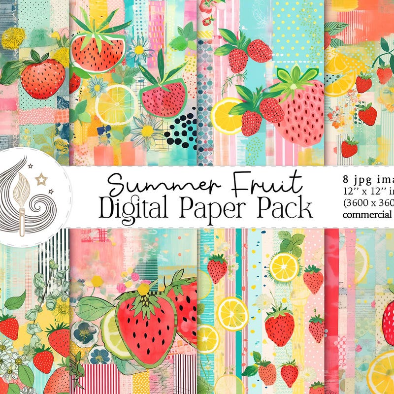 Abstract Fruit Art - Etsy
