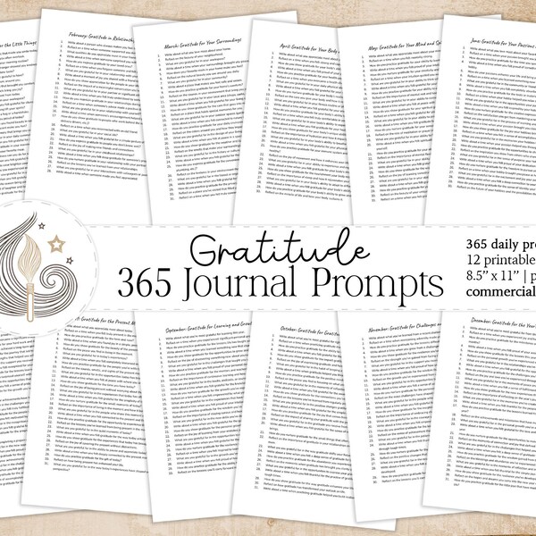 Gratitude Journal - Etsy