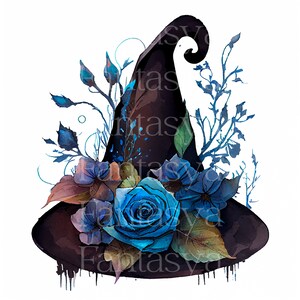 Witch Hat Clipart | Jpgs | Collage Images | Scrapbook Images | Paper ...