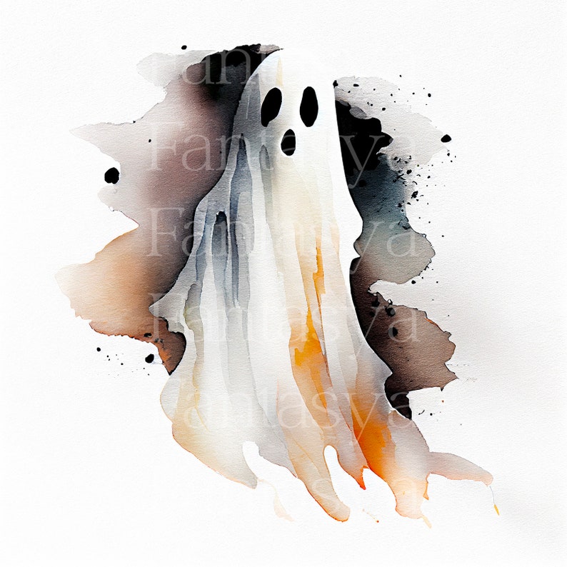 Ghost Clipart Halloween Clipart Jpgs Collage Images - Etsy