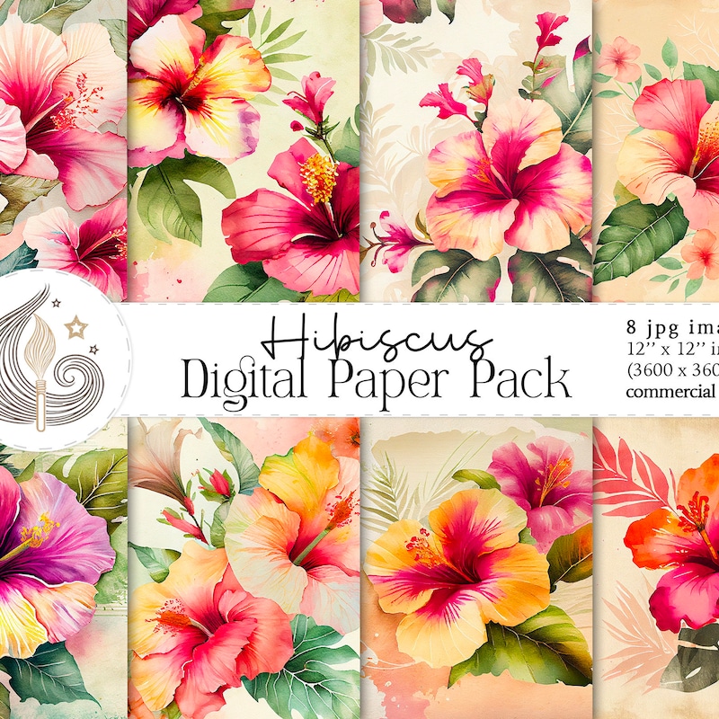 Hibiscus Digital - Etsy