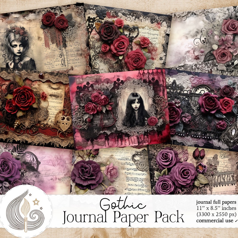 Gothic Paper - Etsy