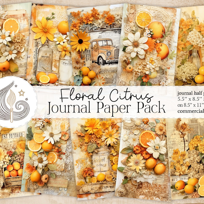 Orange Journal - Etsy