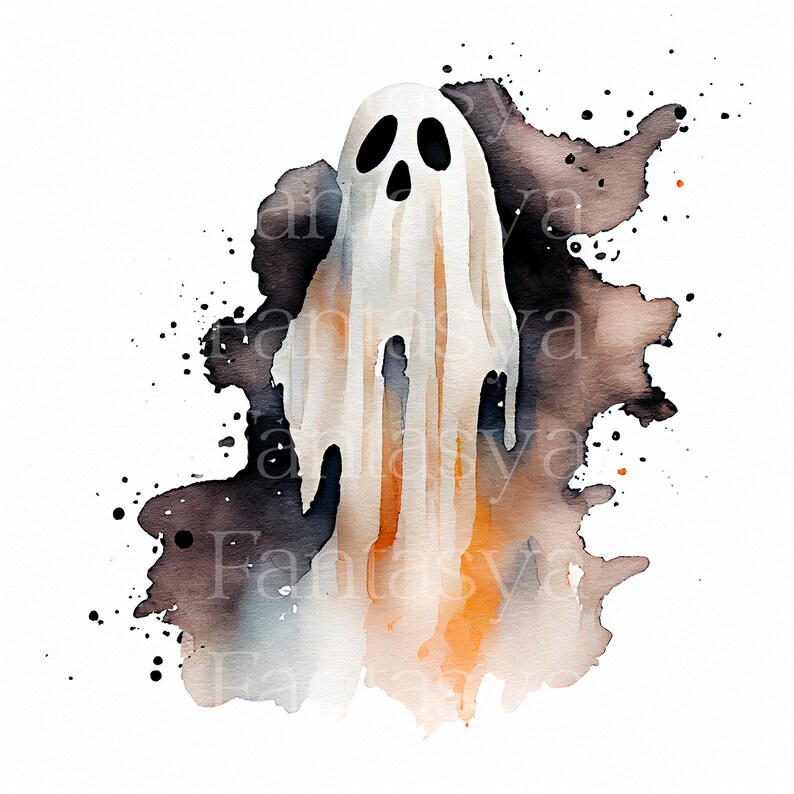 Ghost Clipart Halloween Clipart Jpgs Collage Images - Etsy