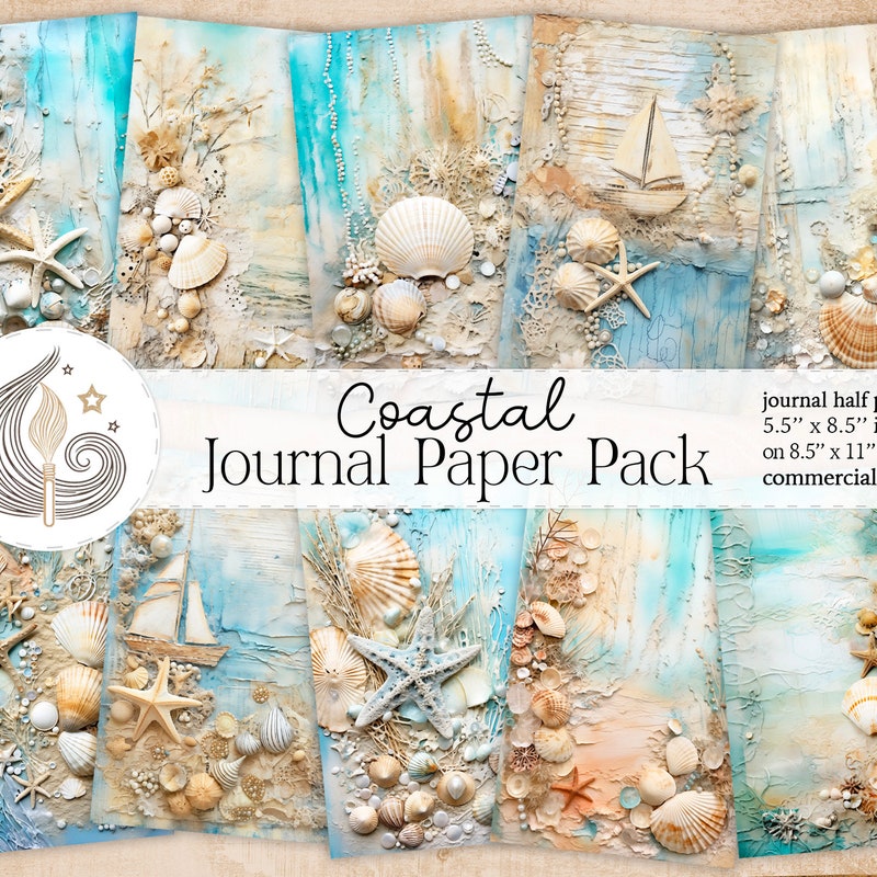 Seashell Journal - Etsy