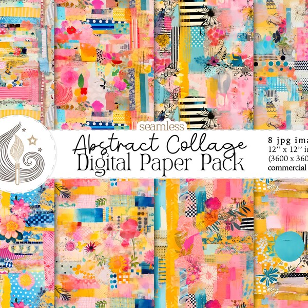 Whimsical Digital Paper - Etsy