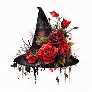 Witch Hat Clipart | Jpgs | Collage Images | Scrapbook Images | Paper ...