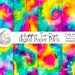 Tie Dye Digital Paper | Vibrant Rainbow Tie Dye | Hippie Watercolor ...