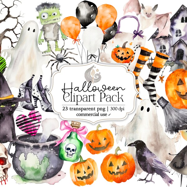 Halloween Clipart - Etsy