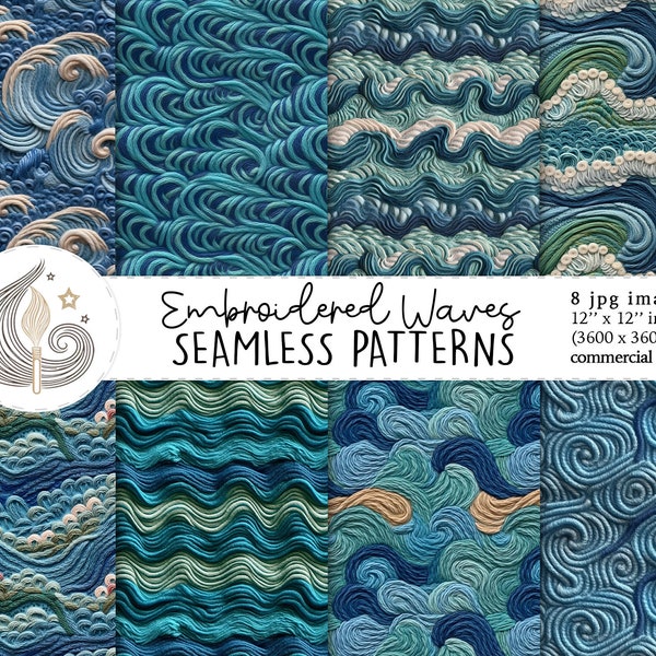 Waves Fabric - Etsy