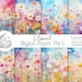 Rainbow Digital Paper Background Watercolor Rainbow Patterns Scrapbook ...