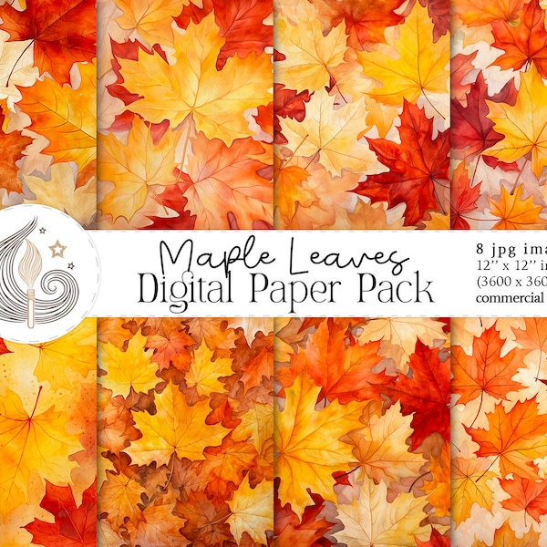 Fall Scrapbook Paper - Etsy