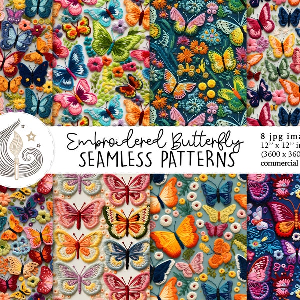 Faux Embroidery Seamless - Etsy