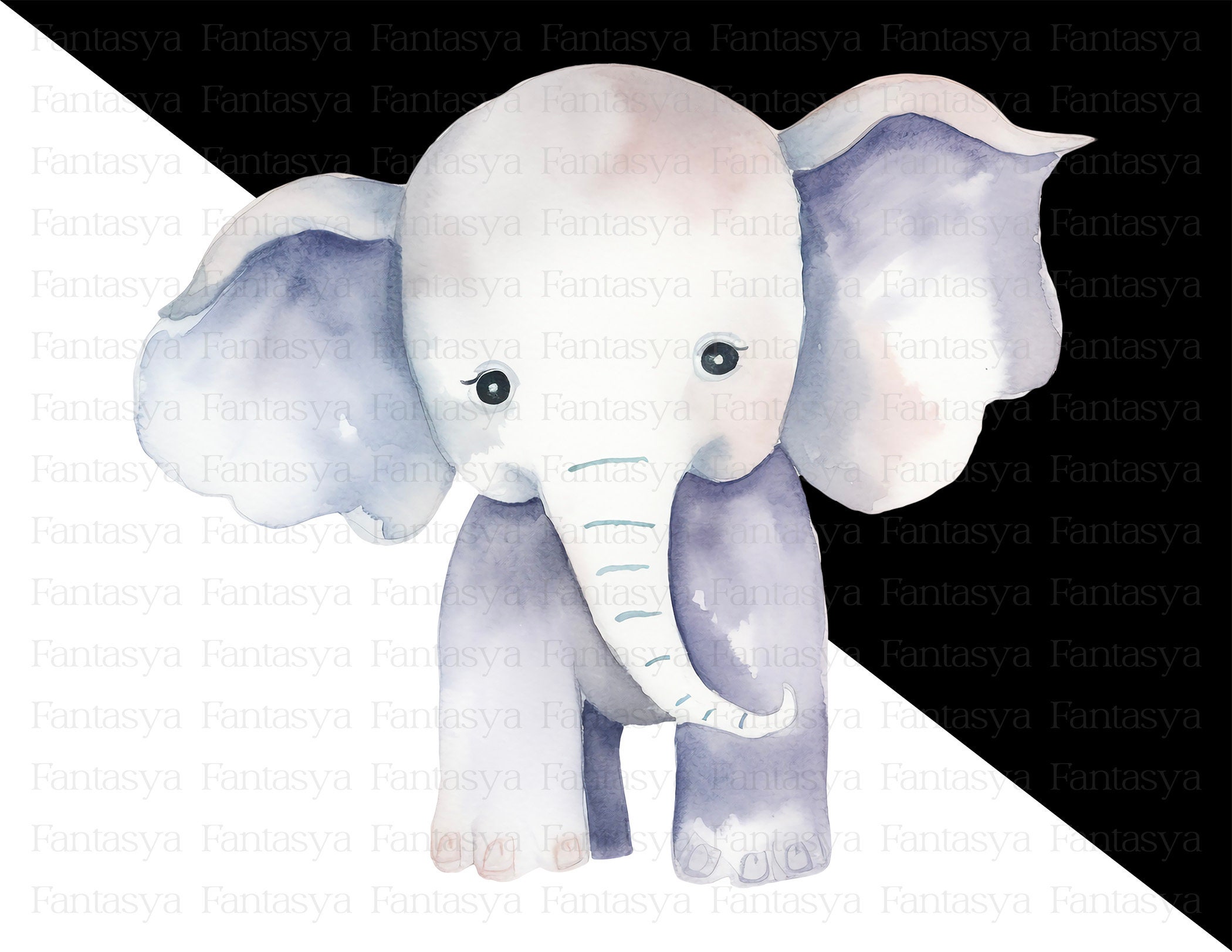 Watercolor Jungle Animals Clipart Safari Animals Clipart - Etsy