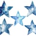 Watercolor Stars Clipart | Digital Download | Hand Painted Stars Png ...
