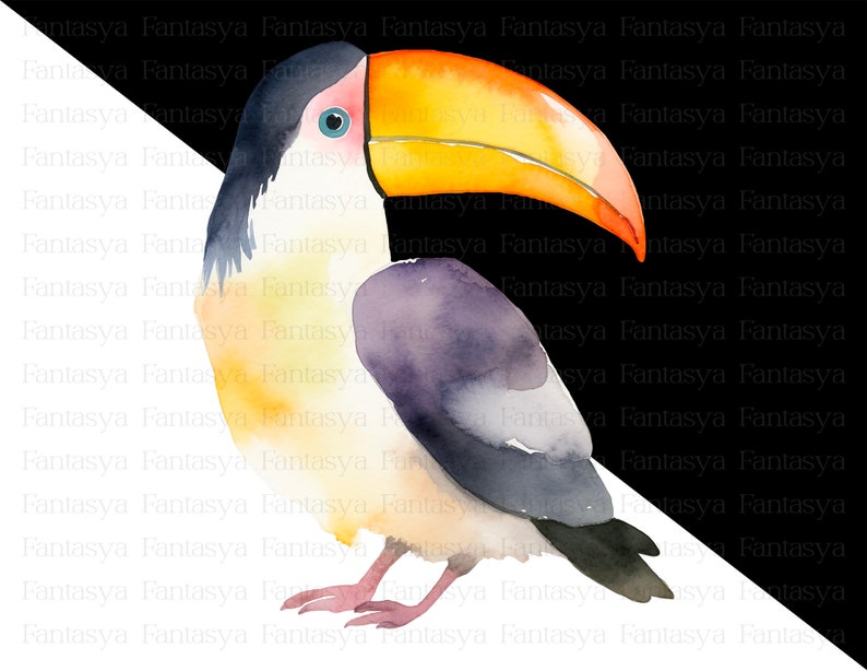 Watercolor Jungle Animals Clipart Safari Animals Clipart - Etsy