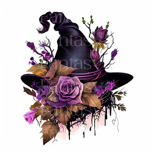 Witch Hat Clipart | Jpgs | Collage Images | Scrapbook Images | Paper ...