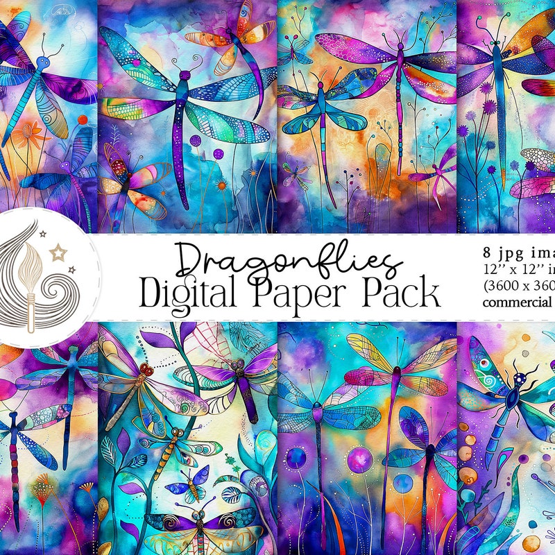 Dragonfly Paper - Etsy