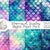 Cactus Digital Paper Pack Watercolor Cactus Backgrounds Boho Scrapbook ...