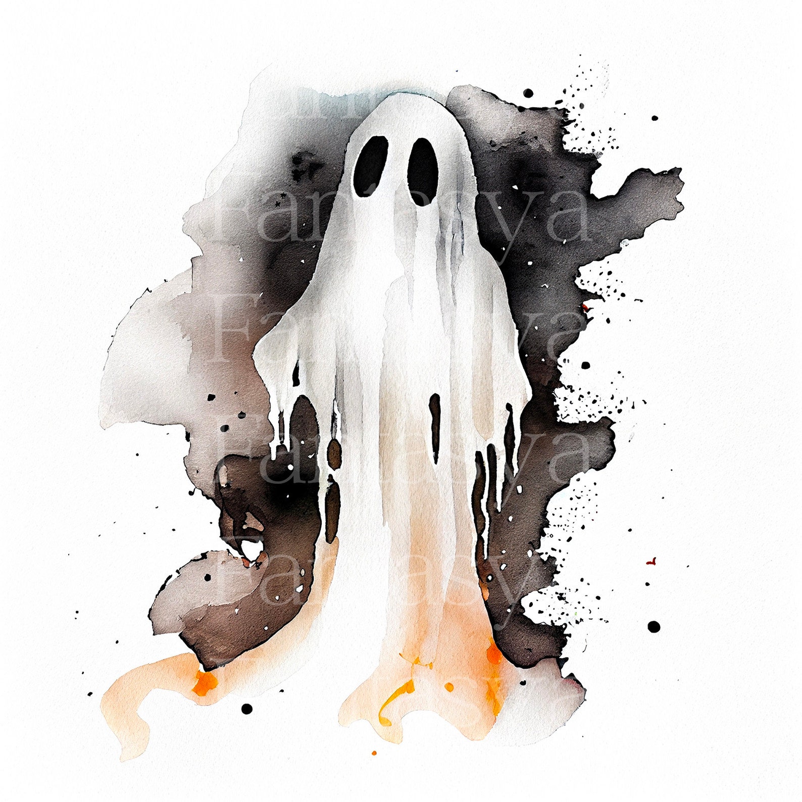 Ghost Clipart Halloween Clipart Jpgs Collage Images - Etsy