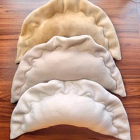 Handmade Pierogi Plushie Dumpling Stuffed Throw Pillow | Polish ...
