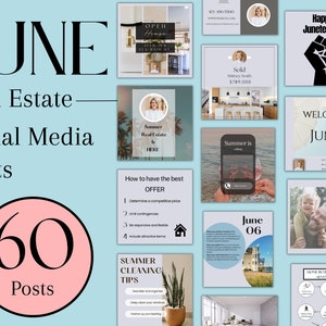 June Realtor Posts, Real Estate Summer Posts, Realtor Social Media ...