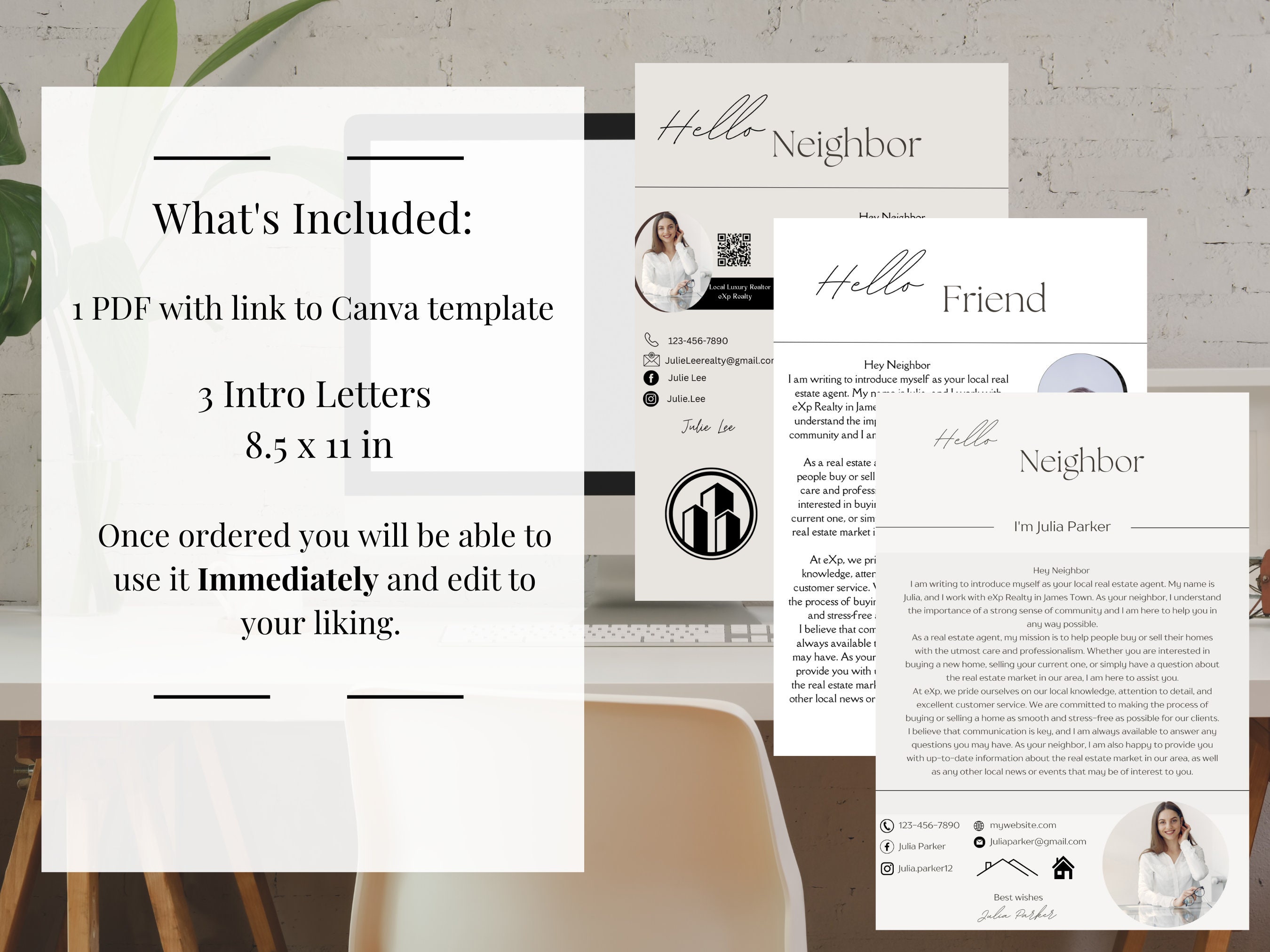 Bundle Realtor Introduction Letter, Real Estate Prospecting, Realtor ...