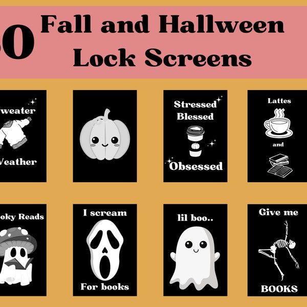 Halloween Kindle Wallpaper - Etsy