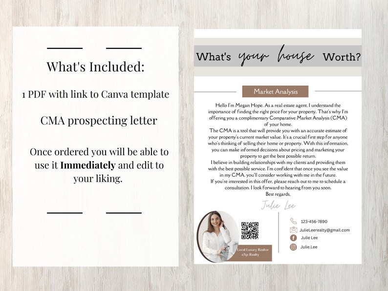 Real Estate Marketing Free CMA, Realtor Prospecting Offer CMA, New ...