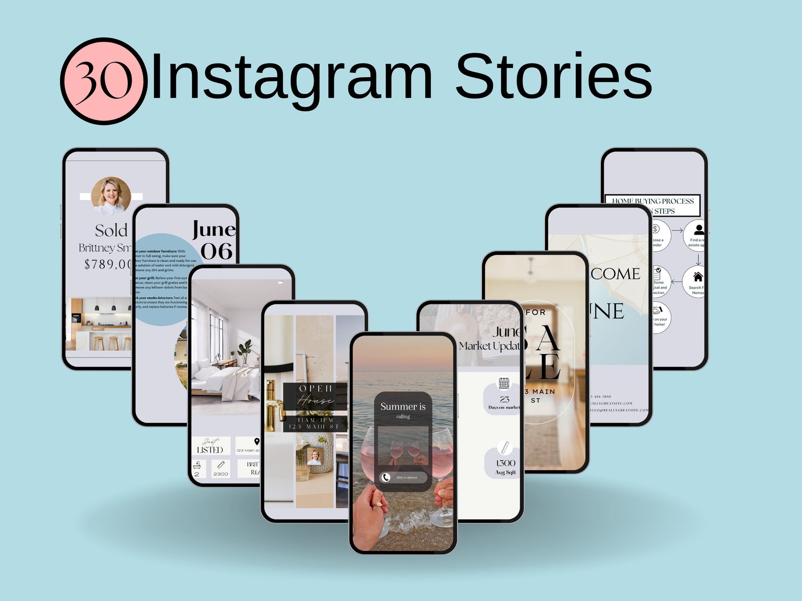 June Realtor Posts, Real Estate Summer Posts, Realtor Social Media ...