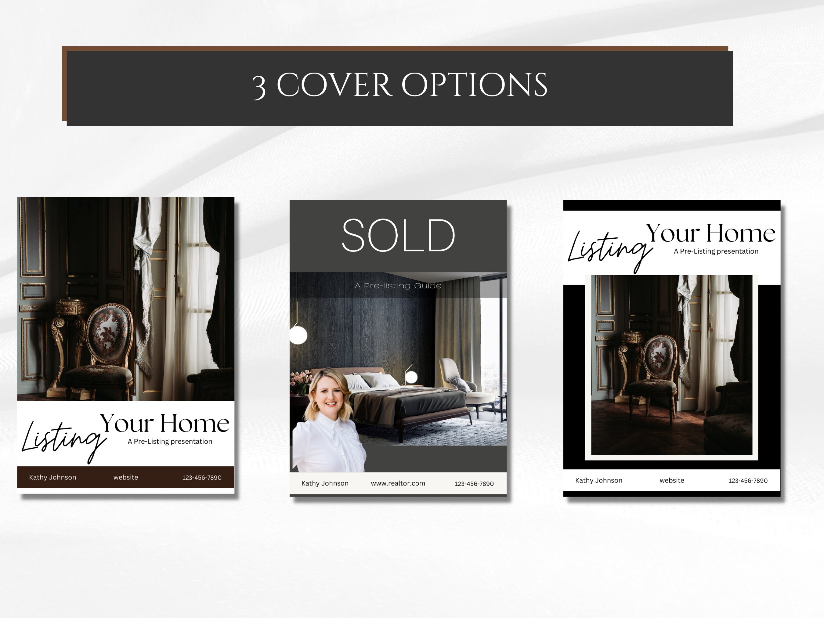 Realtor Pre-listing Presentation, Real Estate Template, Luxury Realtor ...