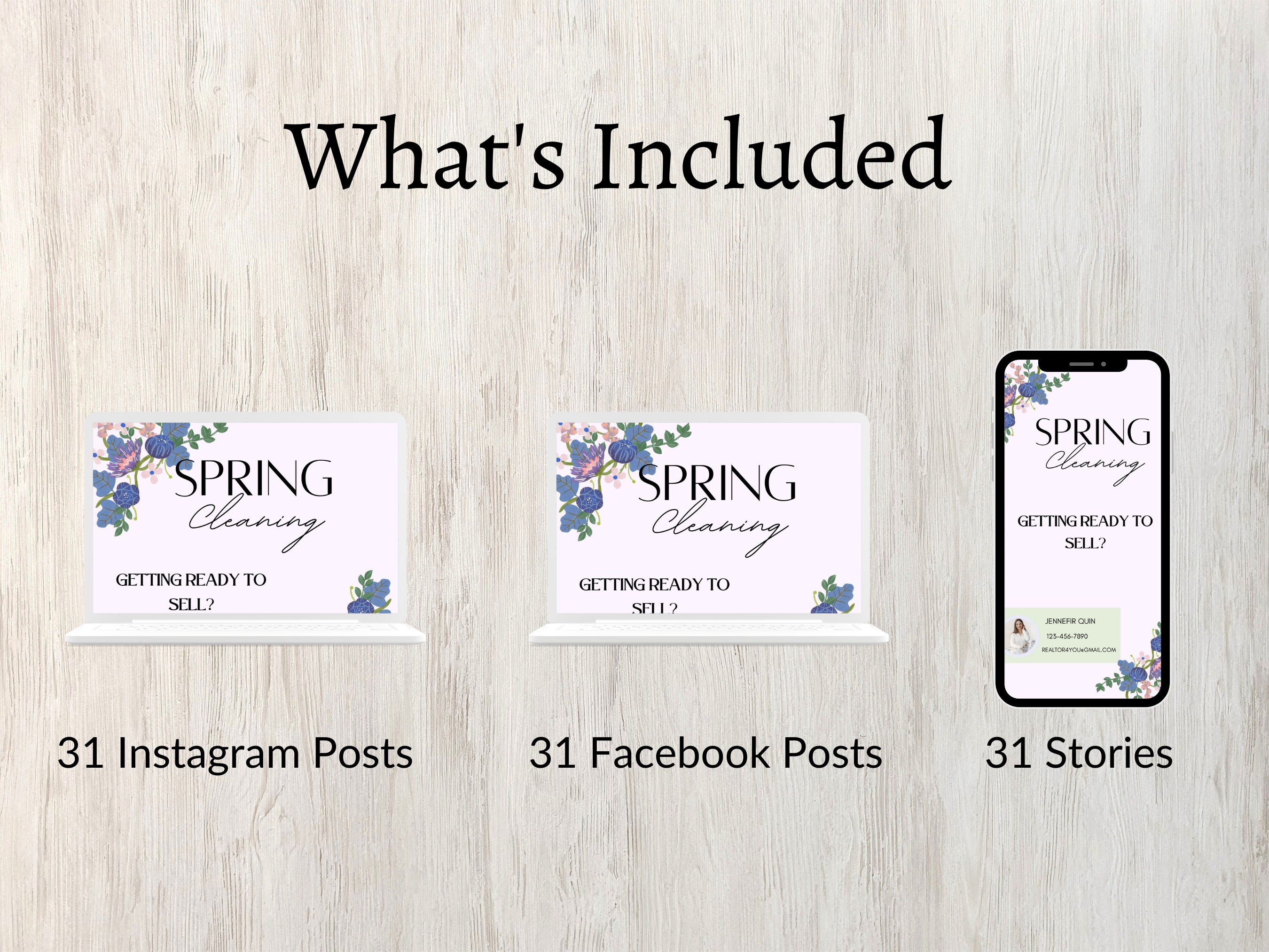 March Real Estate Templates, Realtor Marketing, Real Estate Spring ...