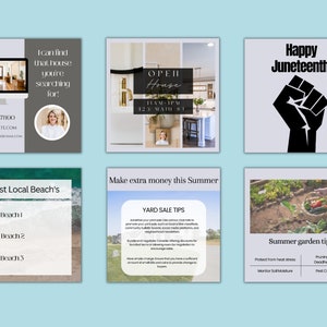 June Realtor Posts, Real Estate Summer Posts, Realtor Social Media ...