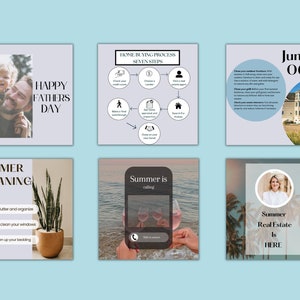 June Realtor Posts, Real Estate Summer Posts, Realtor Social Media ...