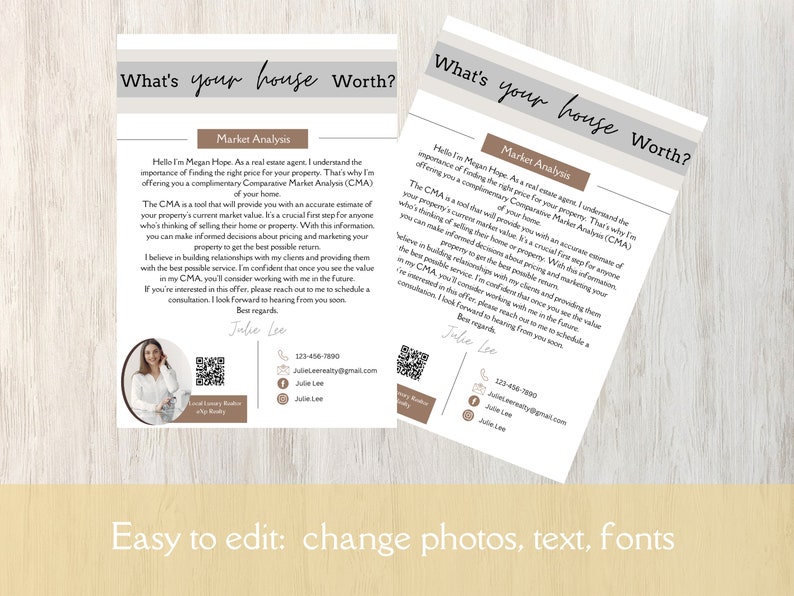 Real Estate Marketing Free CMA, Realtor Prospecting Offer CMA, New ...