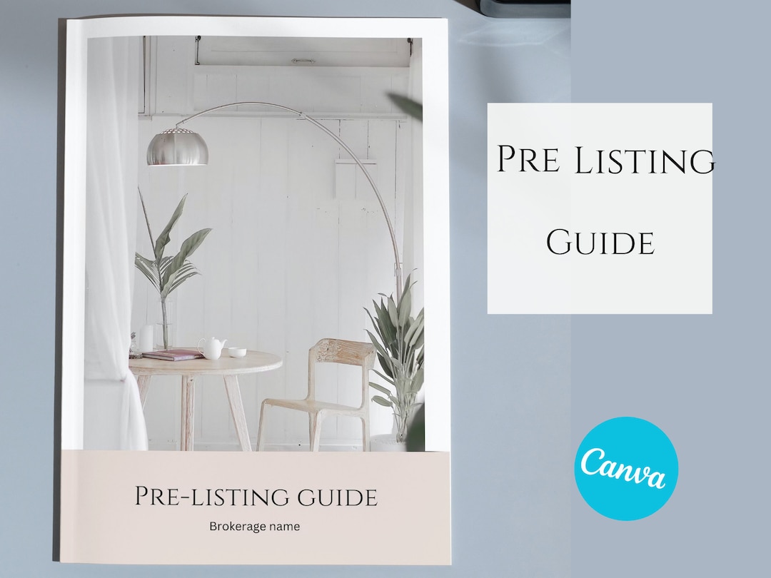 Pre-listing Presentation, Real Estate Listing Packet, Printable Home ...