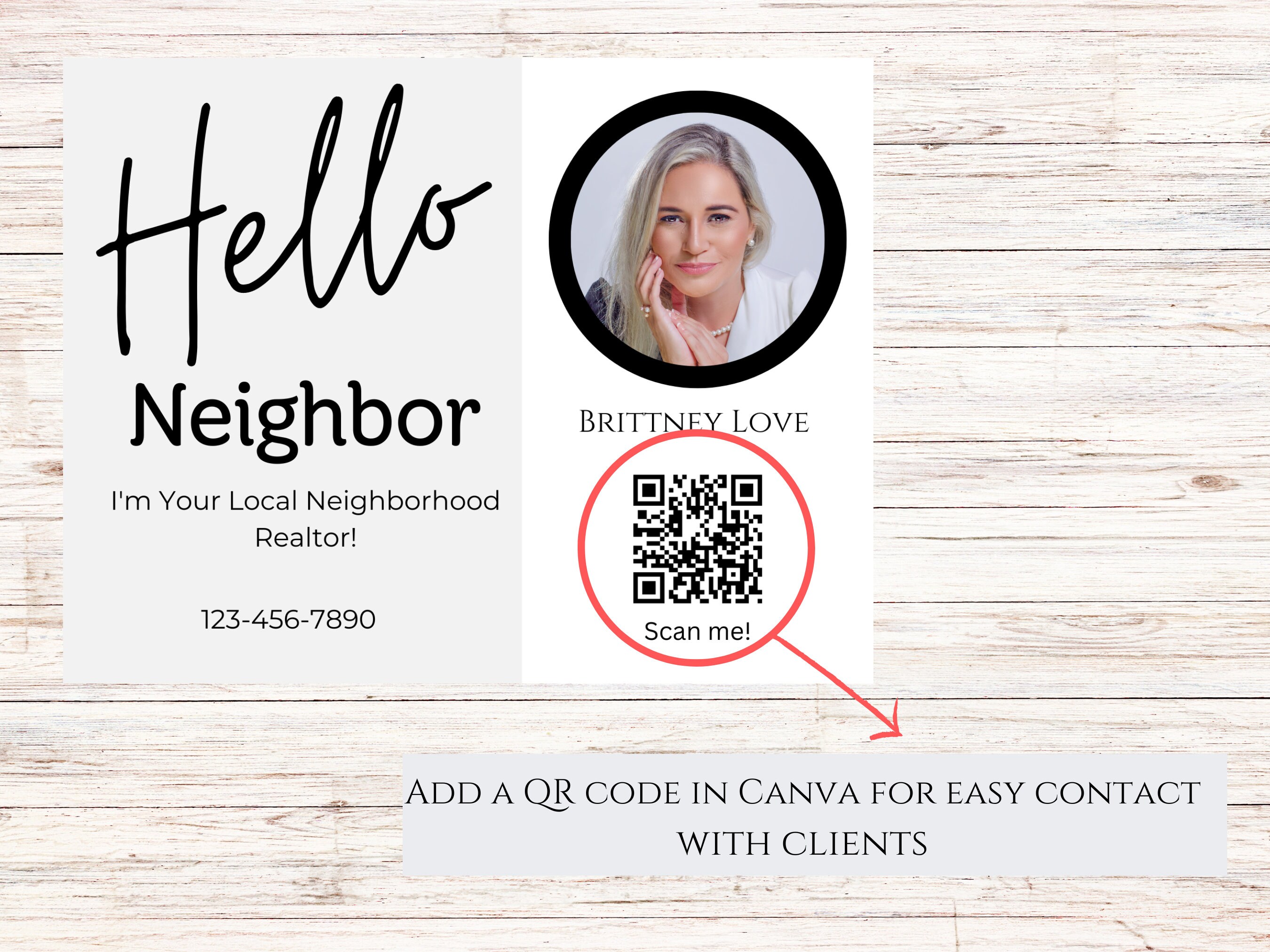 Hello Neighbor Farming Postcard Realtor Postcard Real Estate - Etsy