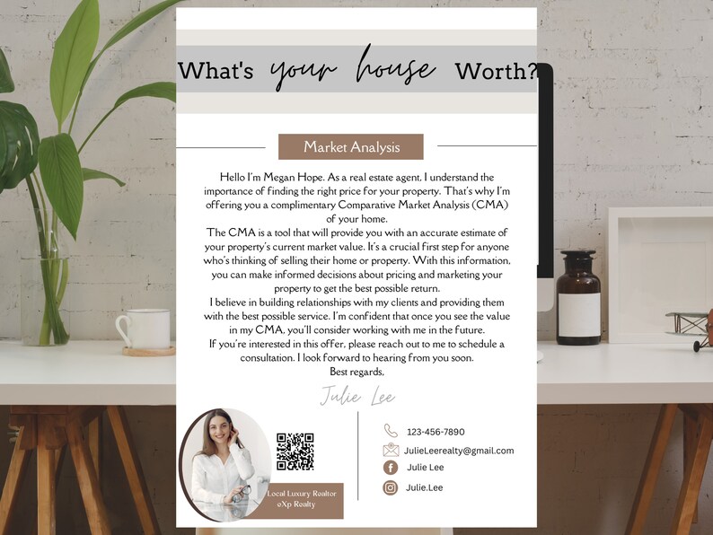 Real Estate Marketing Free CMA, Realtor Prospecting Offer CMA, New ...