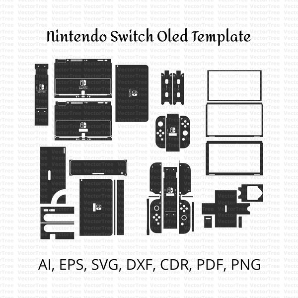 Nintendo Switch Skin Cut File - Etsy