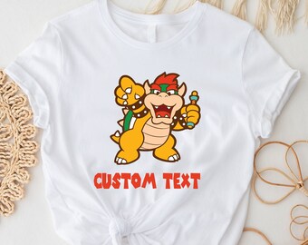 Super Mario Bowser Shirt, Bowser Shirt, Nintento World Shirt, Super ...