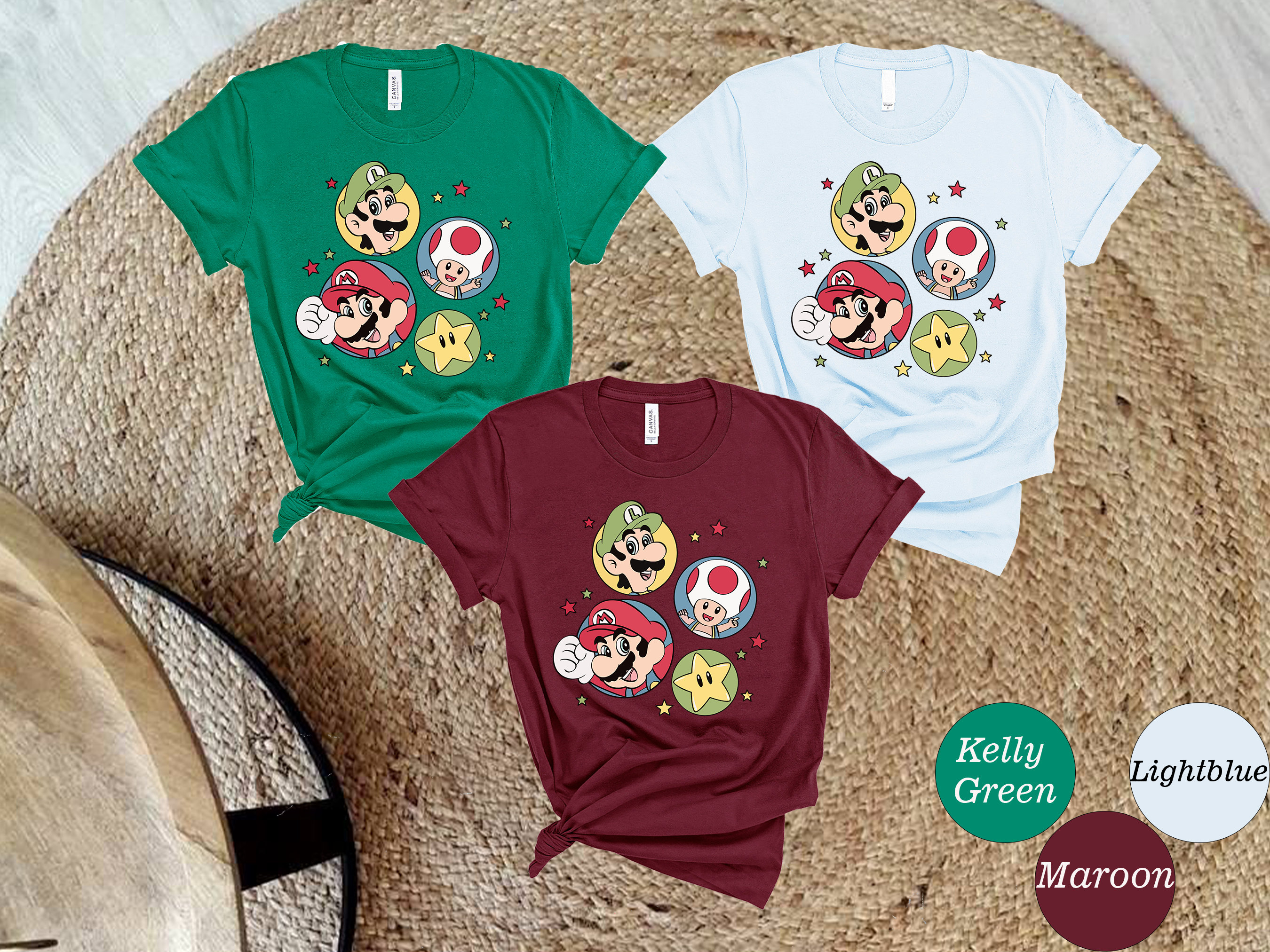 Super Mario Shirt Mario and Friends Shirt Luigi Shirt Super - Etsy