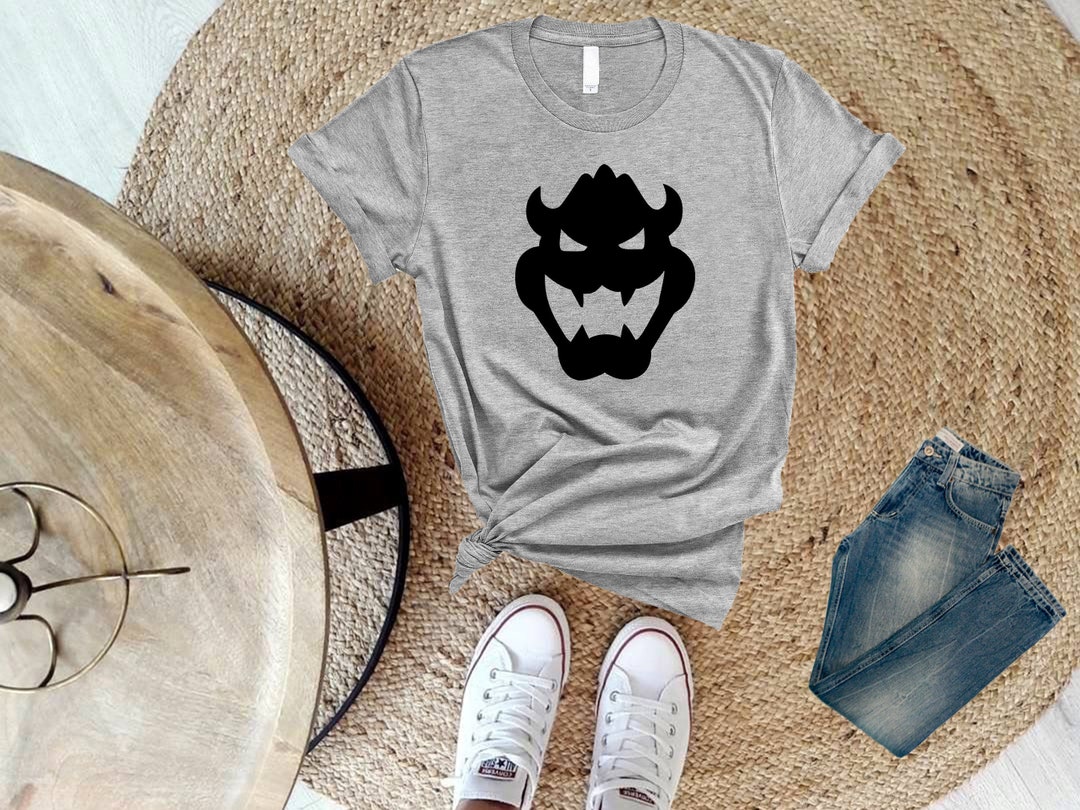 Bowser Shirt Nintento Bowser Shirt Super Mario Shirt - Etsy