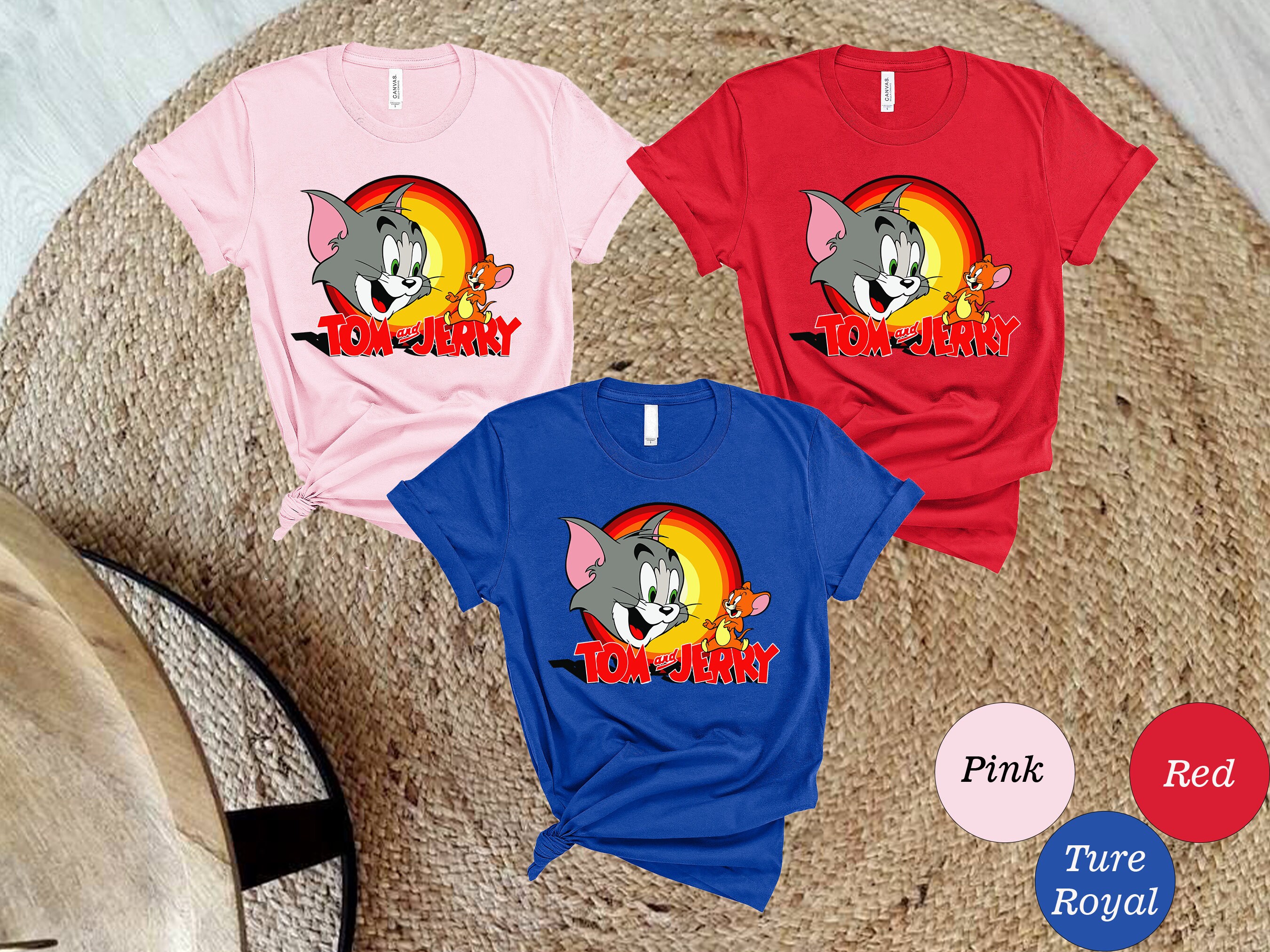 Tom and Jerry Shirt, Cute Cartoon Shirt, Funny Tom and Jerry Shirt, Tom ...
