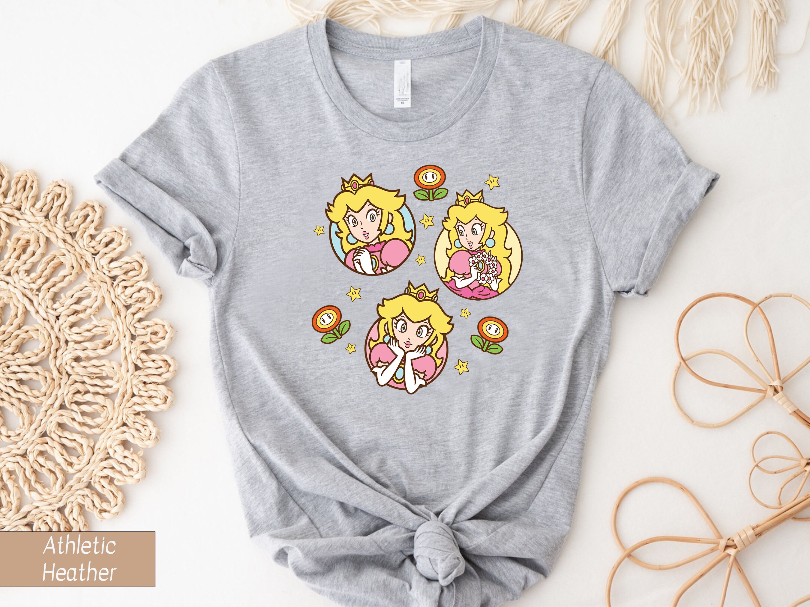 Princess Peach Shirt, Princess Peach Nintento World Shirt, Super Mario ...